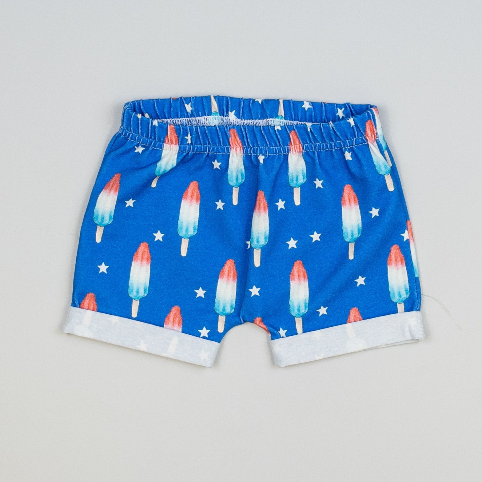 Patriotic Popsicle Shorts - Cuddle Sleep Dream